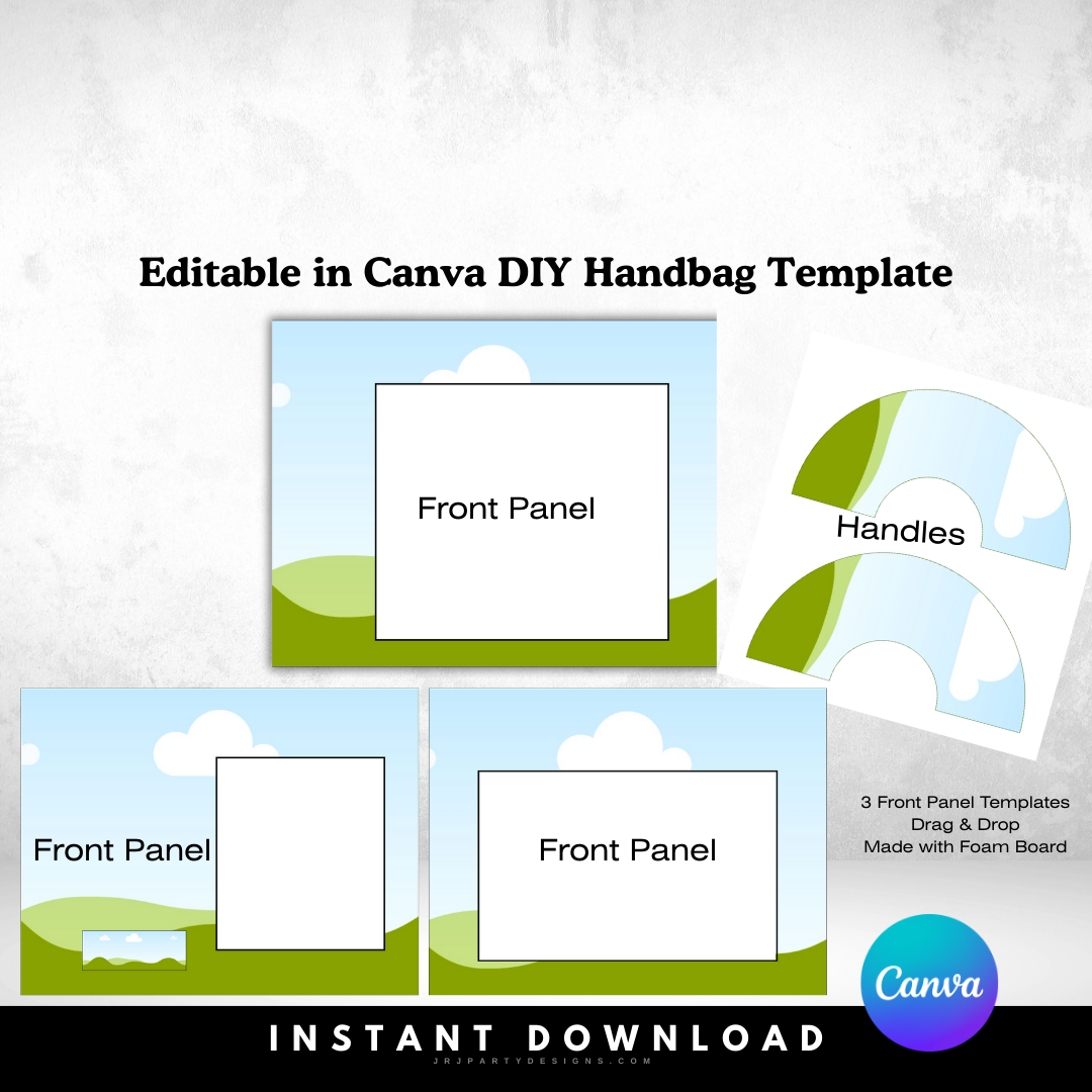 DIY Handbag Gift Box Template | Purse Gift Bag Template | DIY Handbag ...