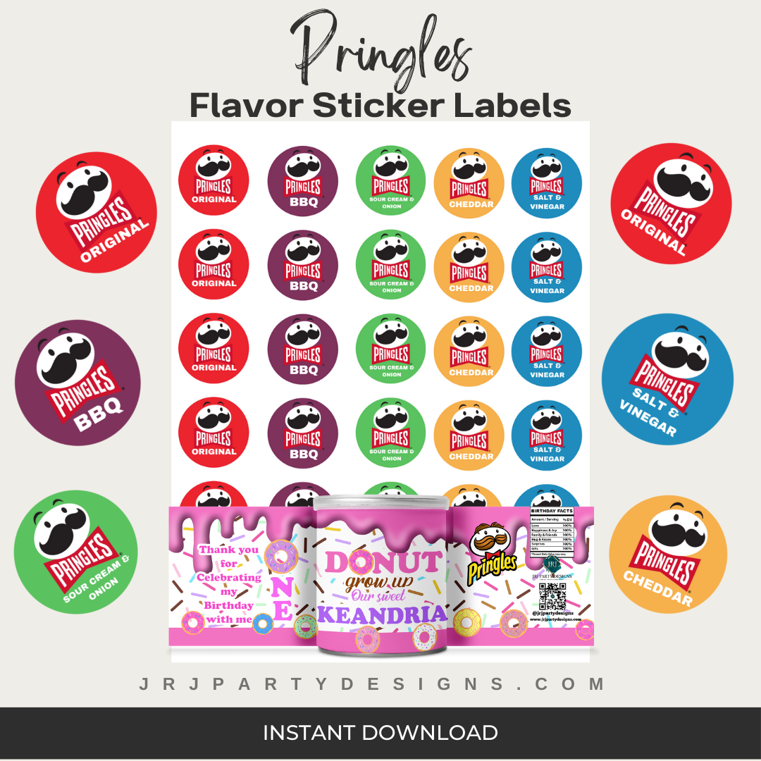 Pringles Flavor Stickers – JRJ Party Designs Inc.
