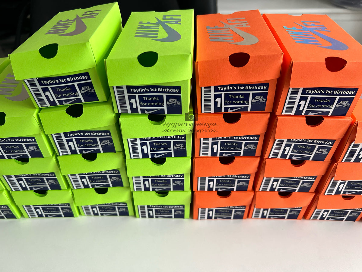 Mini Party Favor Shoe Box – JRJ Party Designs Inc.